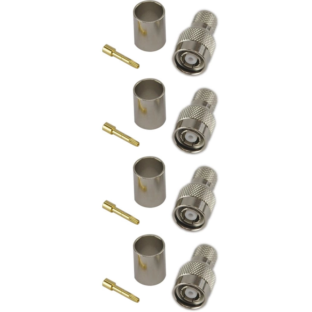 4 RP TNC Male Crimp Connector - HDF400 – Wifi Antennas