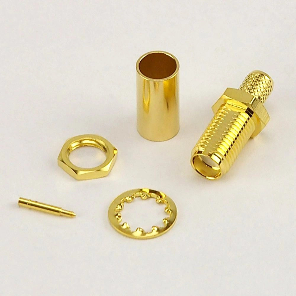 RP Reverse Polarity SMA Female Crimp Connector - RG58 – Wifi Antennas