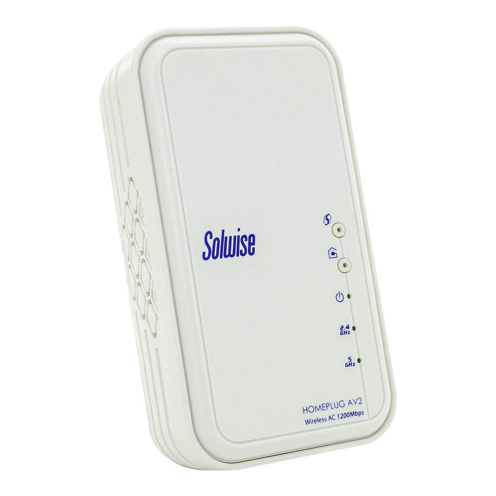 Solwise 1200AV SmartLink HomePlug Dual Band Wireless AC Extender – Wifi ...